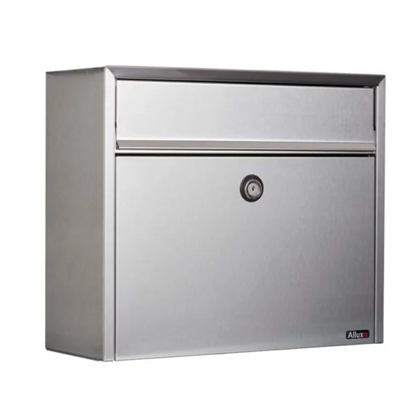 Allux LT150 External Wall Mounted Letterbox Stainless Steel