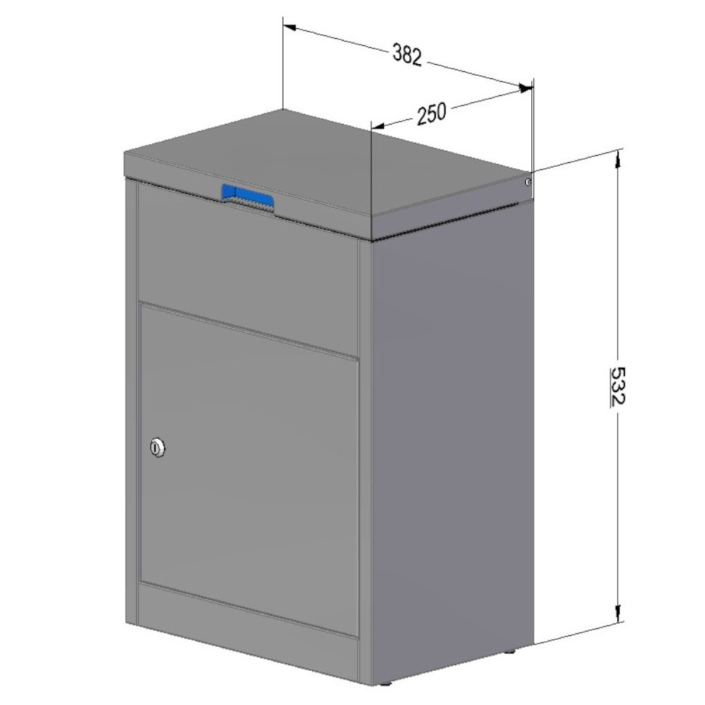 Wall Mounted Outdoor Parcel Box | Secure & Compact