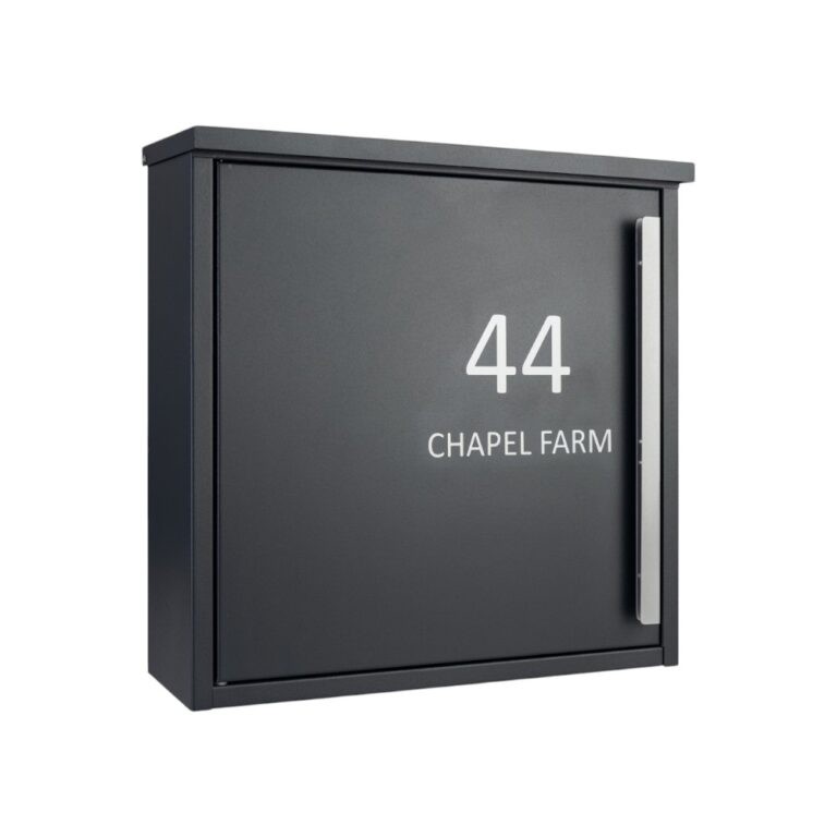 Modern Wall Mounted External Letterbox - Jackdaw | Front Access